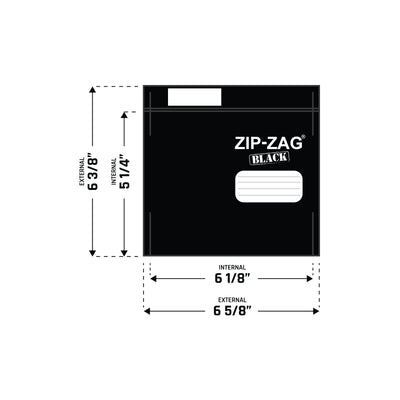Zip-Zag® Bag Black 1oz - 30g
